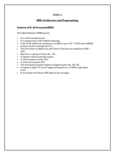 unit 1 pdf input output central processing unit