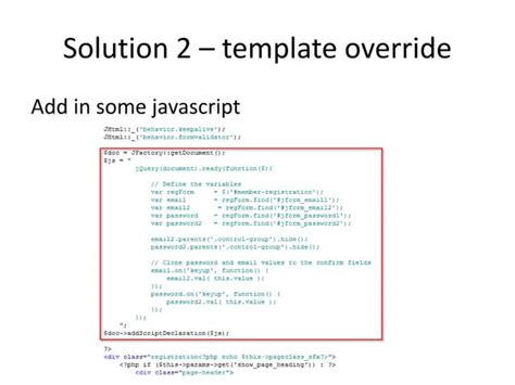 Simplify Your Joomla User Registration Form Ppt