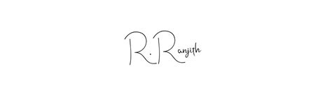 97 R Ranjith Name Signature Style Ideas Fine Electronic Signatures