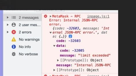 Ethereum Ethers Js Metamask Request Limit Exceeded Stack Overflow