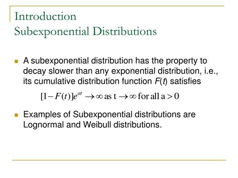 Ppt Resource Sharing With Subexponential Distributions Powerpoint Presentation Id 6827632