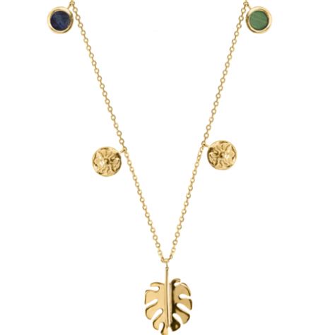 Pendientes Aritos Plata Chapada Con Hoja Y Piedras De Colores Girbes