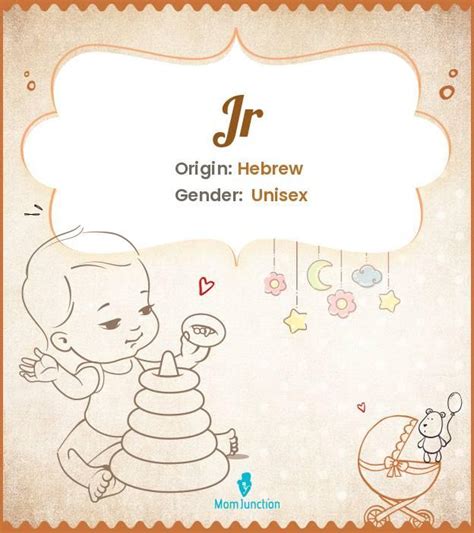 Jr Name Meaning Origin History And Popularity MomJunction