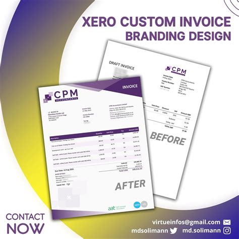 Xero Custom Invoice Template Usolaiman97