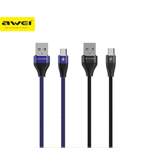 Awei CL 29 2m Type C Fast Charge Data Transmission Charging Data Cable 2 4A COD Shopee Philippines
