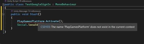 The Name Playgamesplatform Does Not Exist In The Current Context · Issue 3248