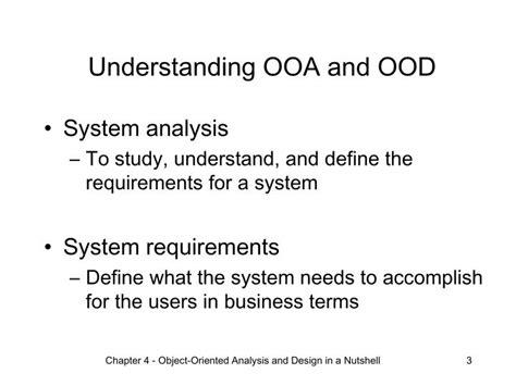 ppt chapter 4 object oriented analysis and design in a nutshell