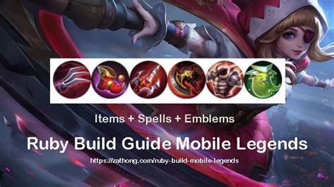 Best Ruby Build 2025 Items Emblems Strategy Mobile Legends