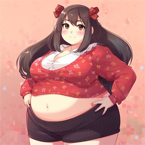 Kawaii Chubby Anime Girl Digital Download High Resolution Etsy