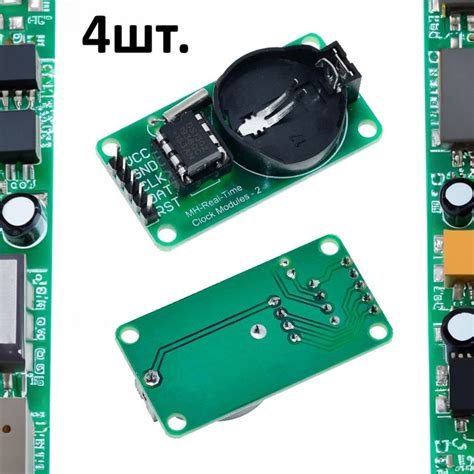 Модуль часов реального времени Ds1302 без батарейки для Arduino