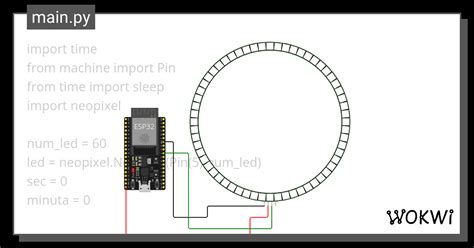 Minute In Sekunde Wokwi ESP32 STM32 Arduino Simulator