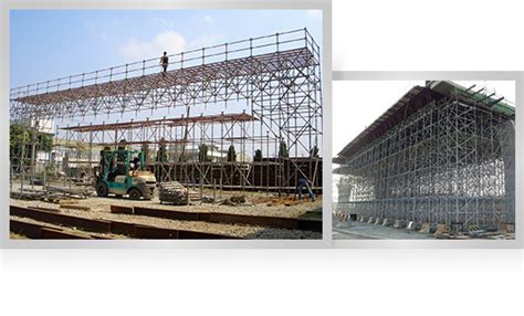 天津华野建筑工程有限公司 盘扣脚手架出租 方柱扣租赁 方圆扣 梁夹具租赁 柱箍