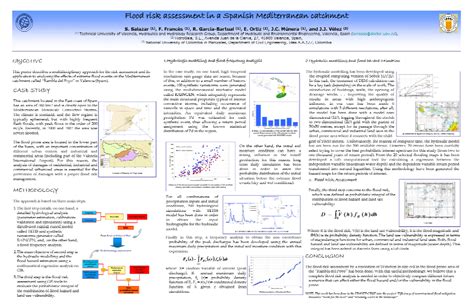Pdf Flood Risk Assessment In A Spanish Mediterranean Catchment