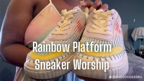 Rainbow Platform Sneaker Worship Royal Ro Ebony Foot Worship Slave Training Hd Mp4 1080p