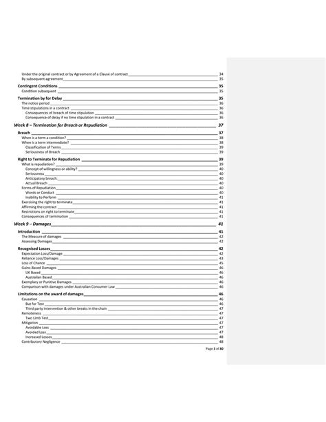 Contracts B Complete Summary Notes Laws 1009 Contracts B Unisa Thinkswap