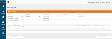 INVOX Smart Invoicing Management System