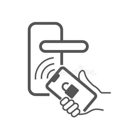 Digital Lock Vector Icon Locked Illustration Sign Security And Networking Symbol Stock Vector