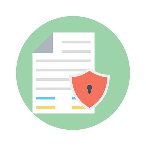 Data Security Vector Flat Icon Style Illustration Eps 10 23529003 Vector Art At Vecteezy