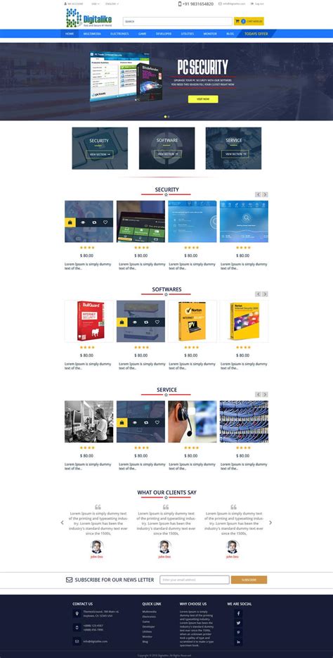 Entry 54 By Aryamaity For Design Ecommerce Website HTML5 CSS3