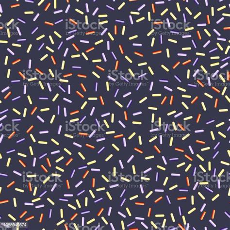 색상 배경에 사탕 도넛 유약과 원활한 패턴 3d 사실적인 음식 패턴 케이크 설탕 달콤한 질감 포스터 카드 직물 직물을위한 템플릿 현대적인 디자인 벡터 일러스트레이션 3차원