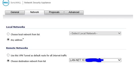Routing 2 Subnets Across A Site To Site Vpn Sonicwall Networking