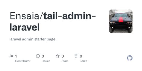 Github Ensaiatail Admin Laravel Laravel Admin Starter Page