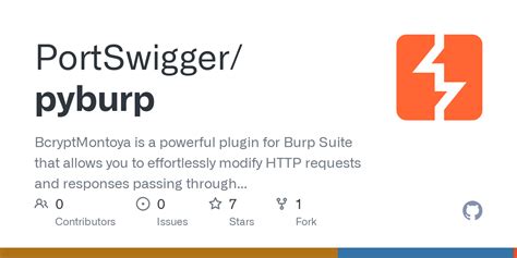 GitHub PortSwigger Pyburp BcryptMontoya Is A Powerful Plugin For Burp Suite That Allows You
