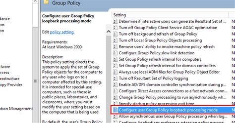 Techies Sphere What Is Group Policy Loopback Processing In Active