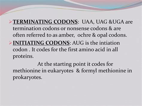 genetic code features and character pptx programming languages computing