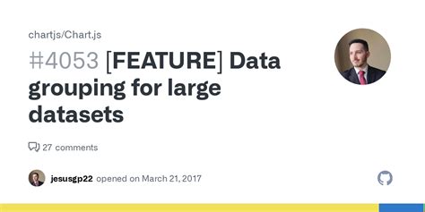Feature Data Grouping For Large Datasets · Issue 4053 · Chartjs