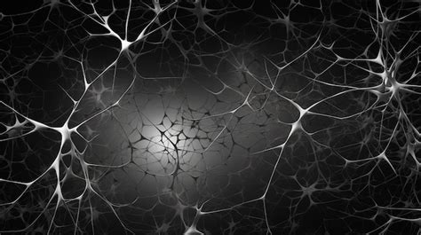 Premium Photo Neural Network In Black And White