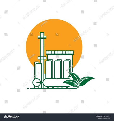 Ilustración De Biogás Biogás Energía Alternativa Vector De Stock