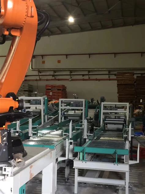 Industrial Robot Palletizing For Handling Palletizing Stacking Packing Packaging And