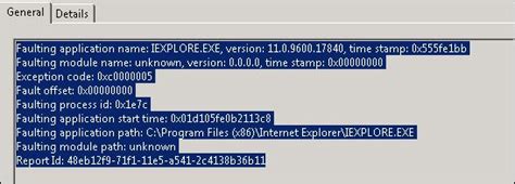 Solved Internet Explorer 11 Error Message A Unexpected Error Has