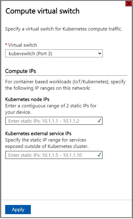 Esercitazione Per Configurare Le Impostazioni Di Rete Per Il Dispositivo Azure Stack Edge Pro R