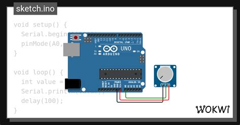 Potenciómetro Wokwi Esp32 Stm32 Arduino Simulator
