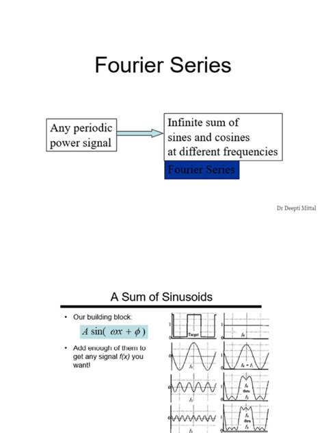 Lecture 9 10 Fourier Series And Fourier Transform Pdf