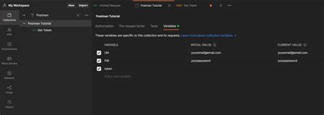 Postman Set Variable Values Dynamically With Response Data