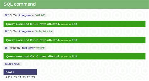 Cara Setting Date Gmt7 Di Database Mysql By T Hisyam Medium