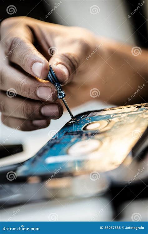 Fixing Computer Hardware Stock Image Image Of Repair 86967585
