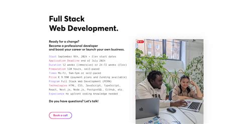 Full Stack Web Development Program Upleveled
