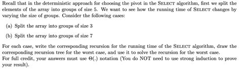 Solved Recall That In The Deterministic Approach For