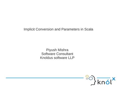 Implicit Conversion And Parameters Ppt