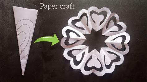 Paper Cutting Snowflake For Christmas Diy Paper Christmas Decorations Easy Paper Crafts Youtube