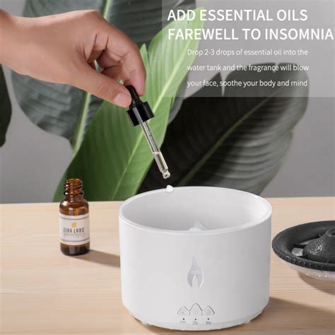 Volcano Jellyfish Aroma Diffuser V Ml Volcano Flame Diffuser Essential Oil Volcano