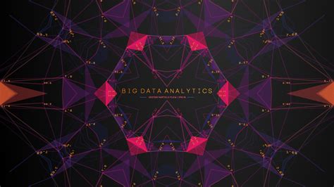 Big Data Analytics Concept With Geometric Patterns 46905734 Vector Art