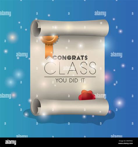 Congrats Class Certificate Diploma Stock Vector Image And Art Alamy Congrats Class Certificate Diploma Stock Vector Image And Art Alamy
