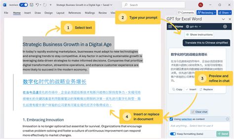 Ai Add Ons For Excel Word Sheets Docs Gpt For Work