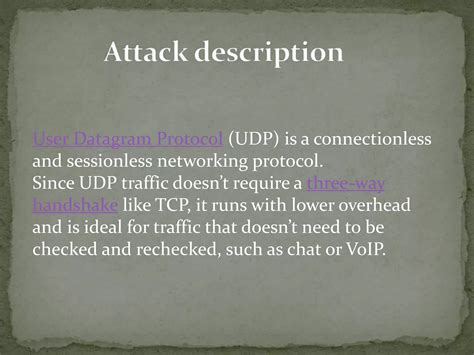 Udp Flood Attackpptx