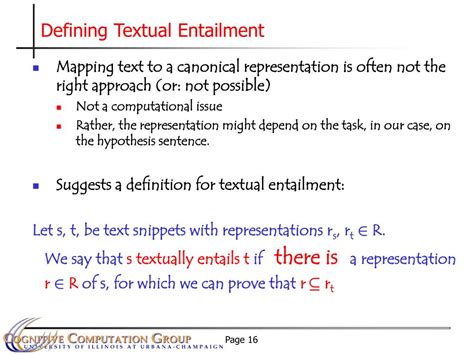 Ppt Knowledge Representation And Inference Models For Textual